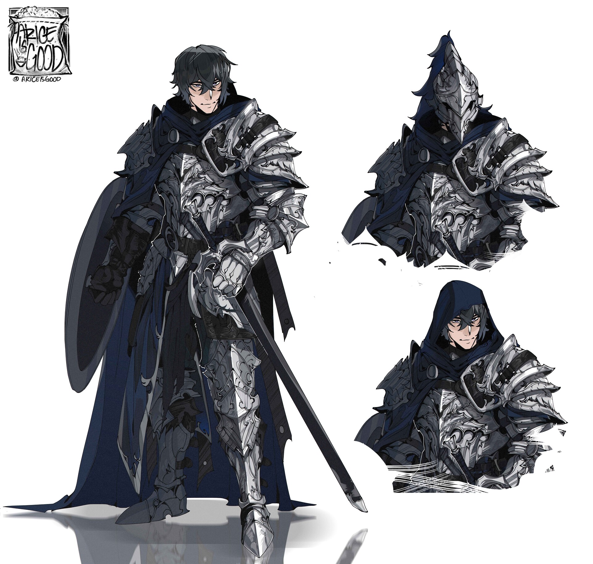 ArtStation - Armor Character Design: Capt. Knight