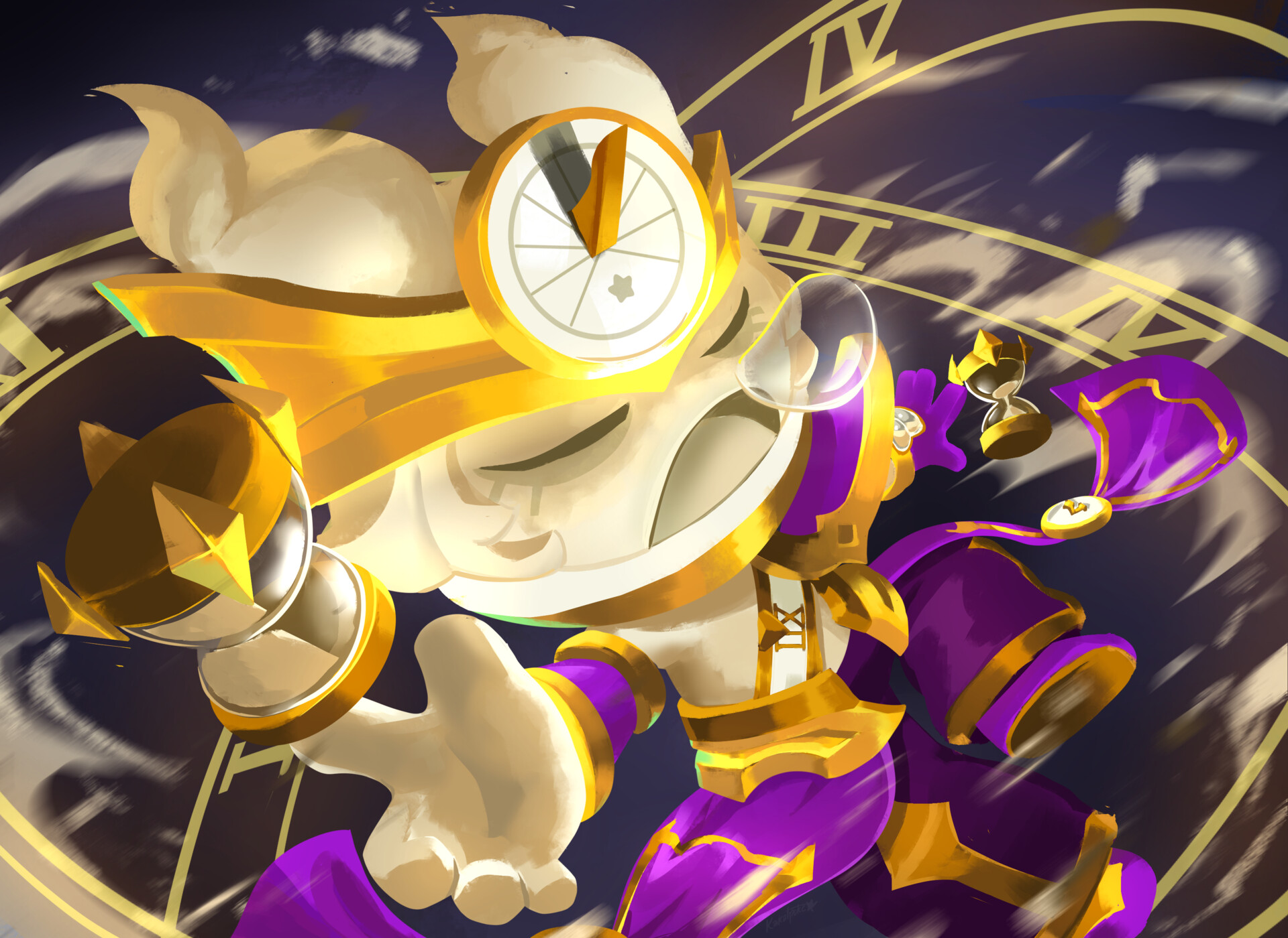 ArtStation - Chrono Dream Sandy Splash Art