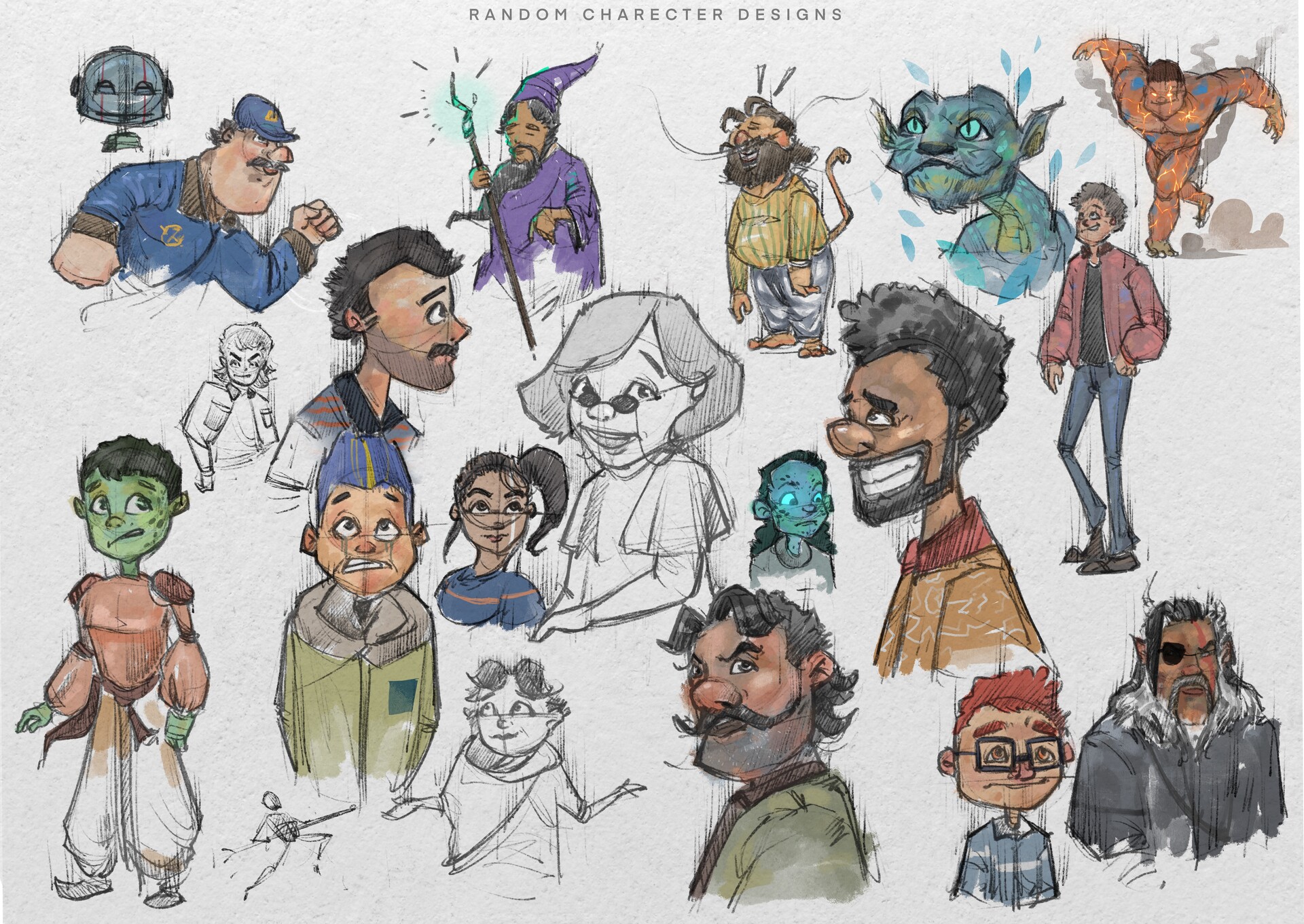 ArtStation - Random character design