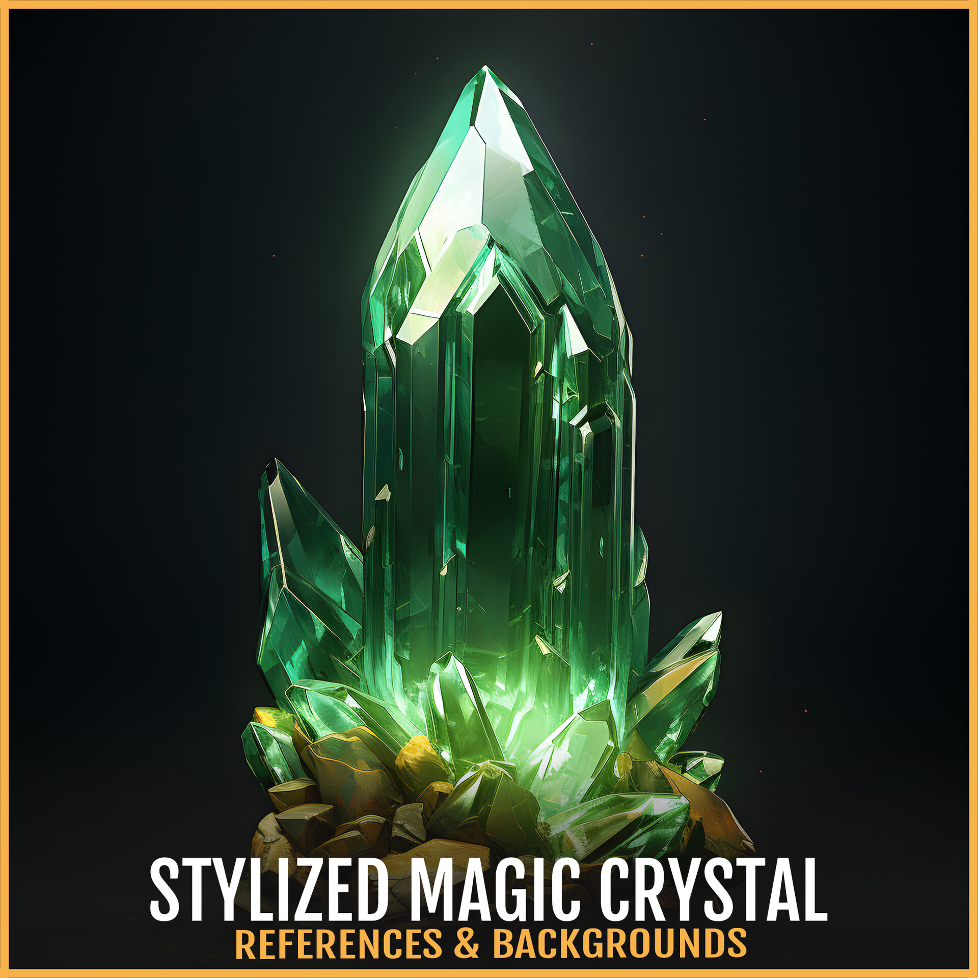 ArtStation - 202 Stylized Magic Crystal