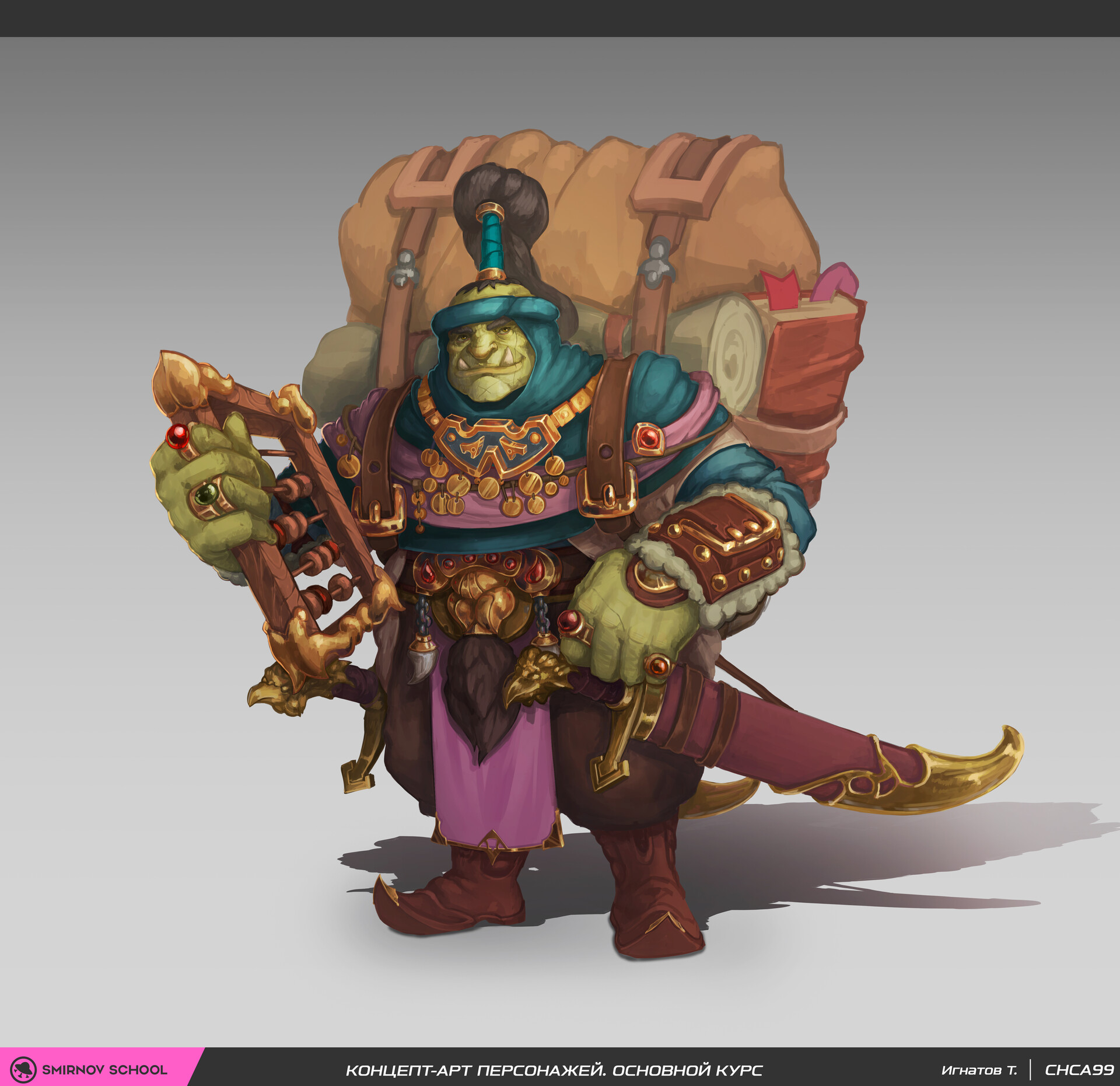 ArtStation - Orc merchant