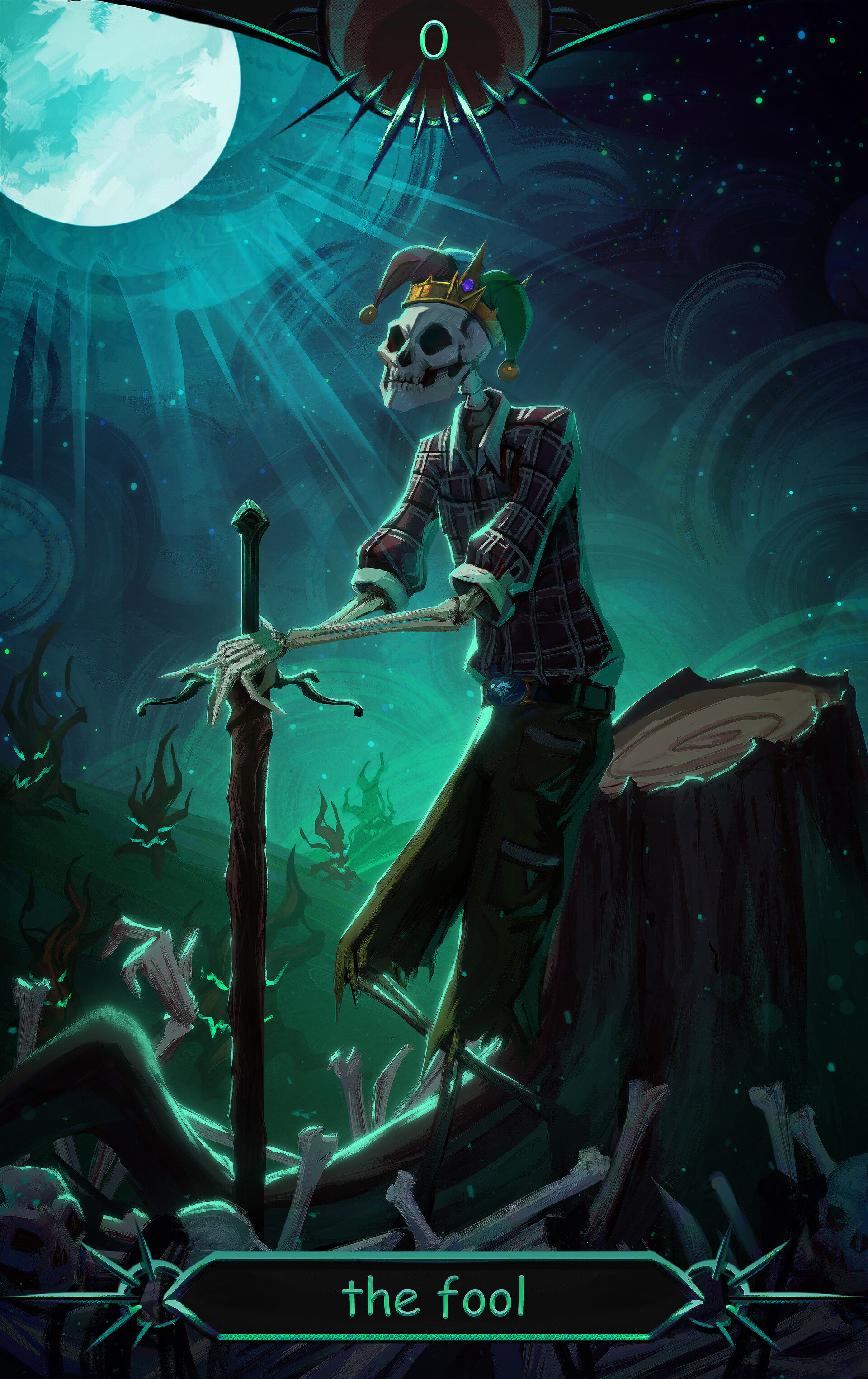 ArtStation - The Fool - 0 - Custom Tarot Card (2021)