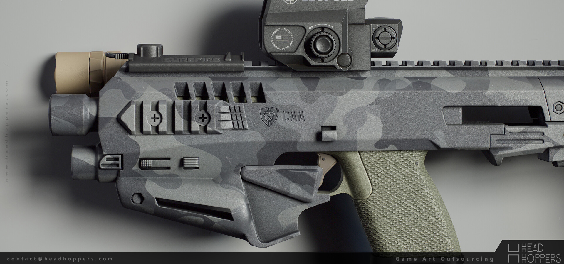 Head Hoppers Studios - Micro Roni (Realtime/Game-Ready Model)