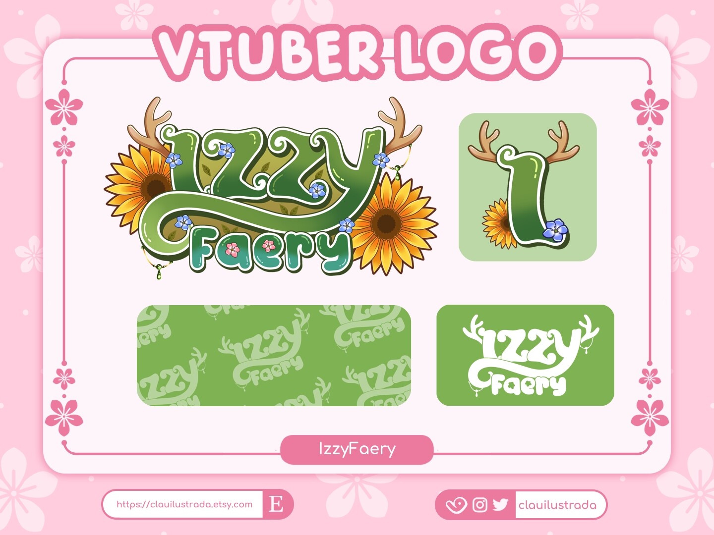 ArtStation - IzzyFaery's Vtuber Logo