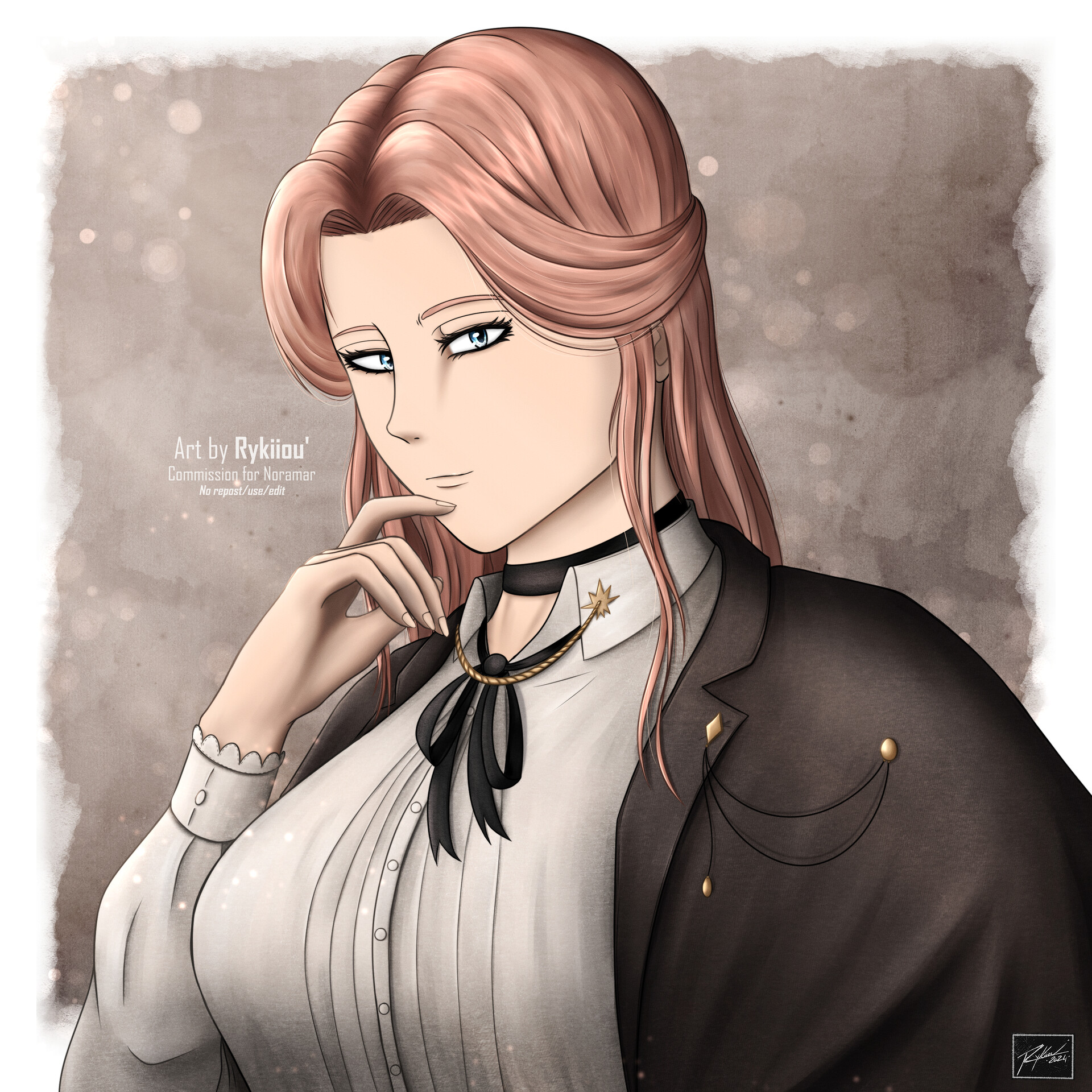 ArtStation - [AOT OC - Commission] "Rose's Portrait" 💚