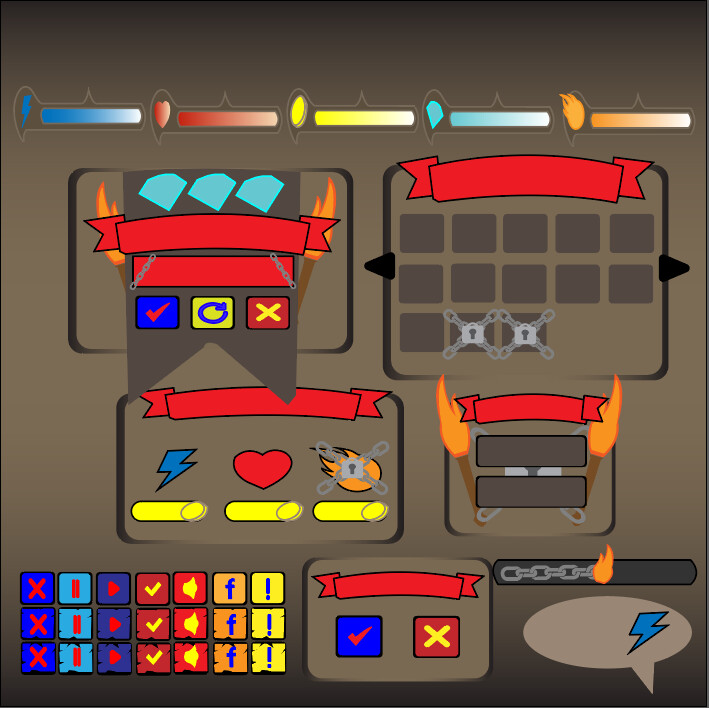 ArtStation - Adventure game ui