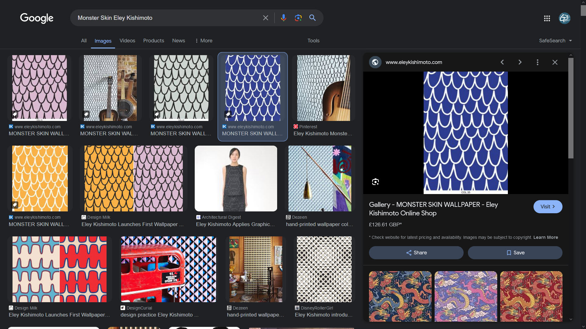 Grzegorz Baran - Pattern Design - Monster Skin