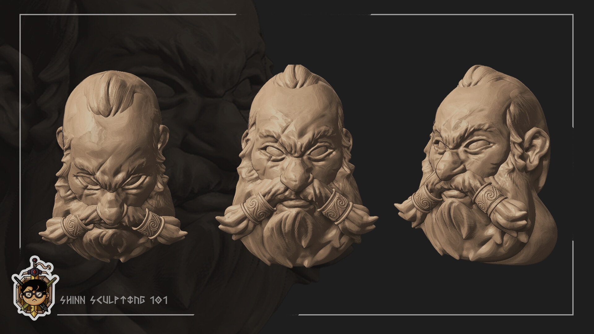 ArtStation - Dwarf Head Sculpt
