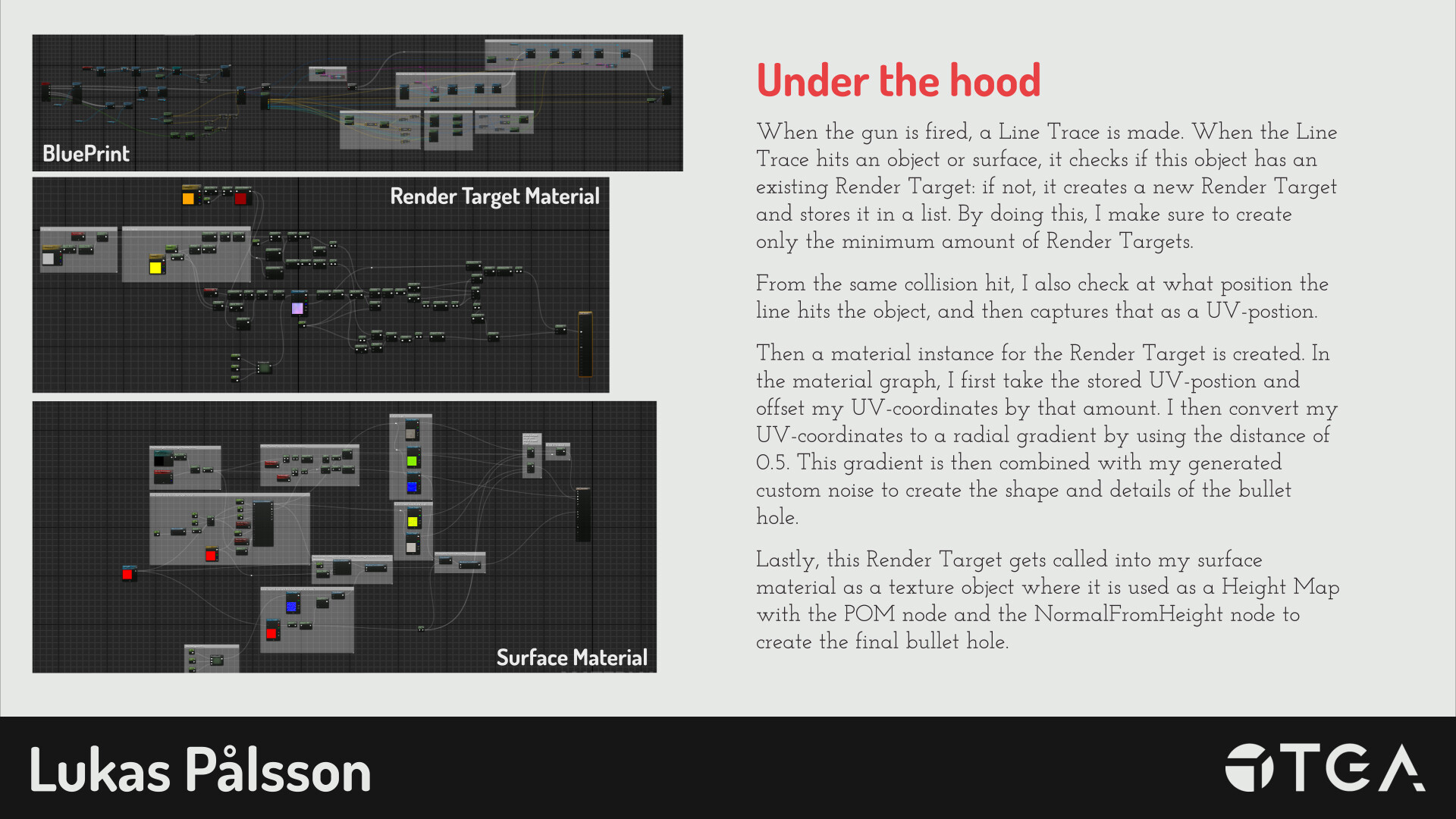 Lukas Pålsson - Bullet Impact System (Unreal Engine 5)