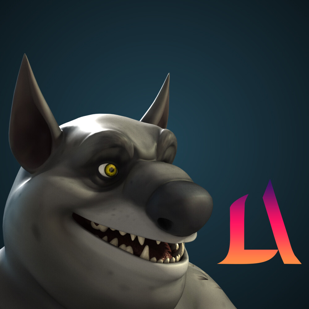 ArtStation - 3D Stylized Wolf Character v2