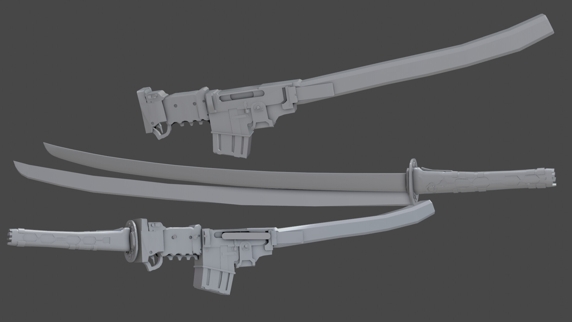 ArtStation - Jet stream sam's murasama - Metal gear rising