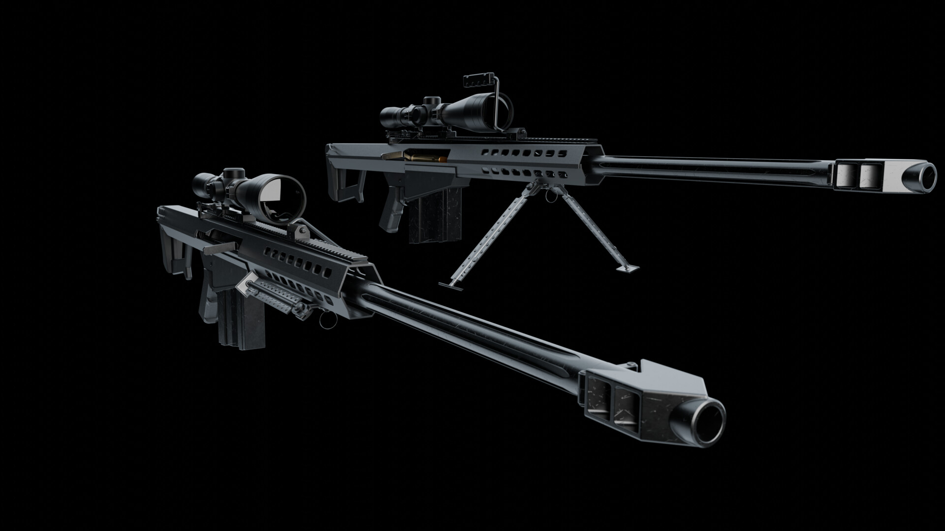 ArtStation - M82A1- 416