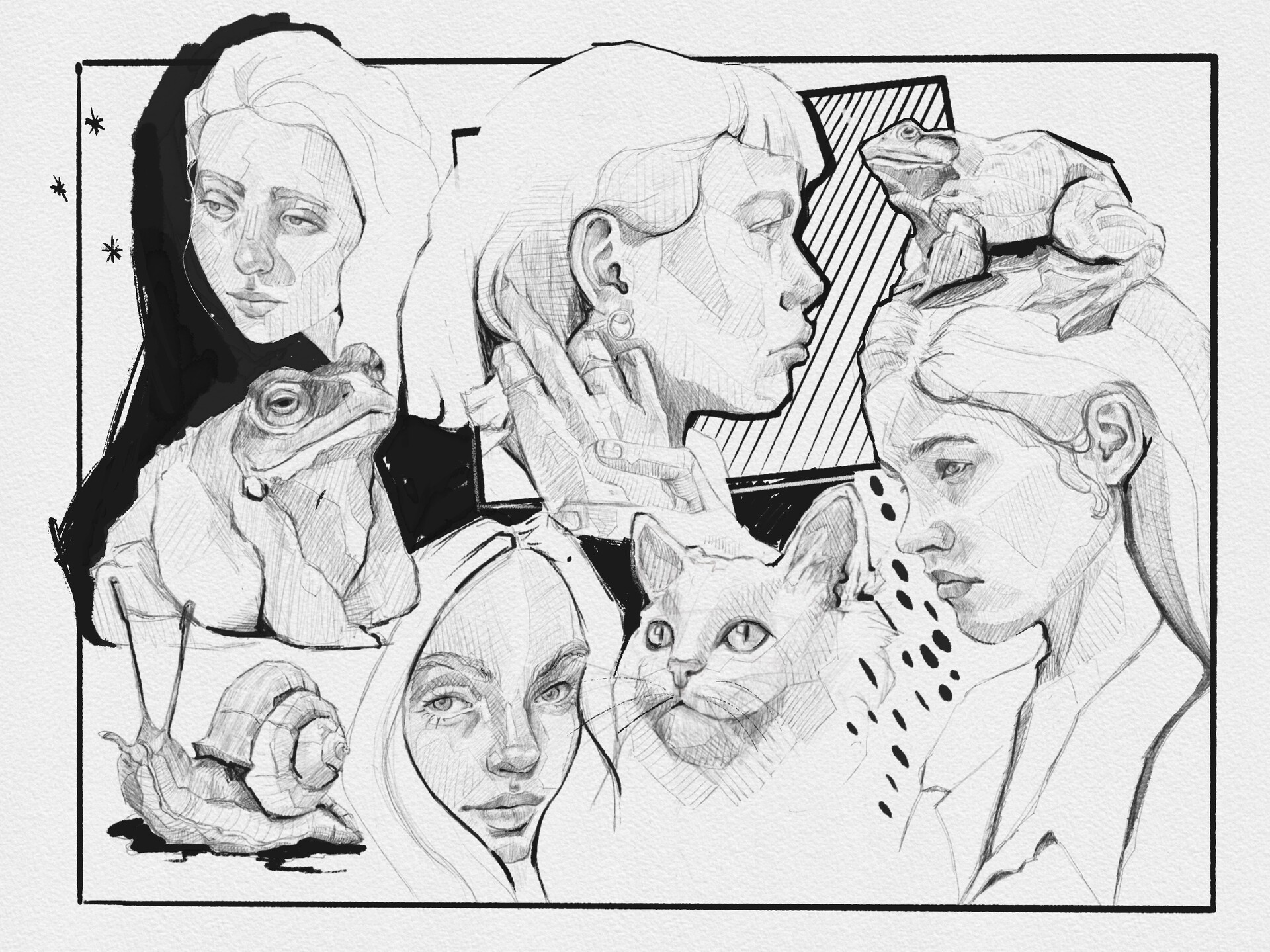 ArtStation - Ink drawing