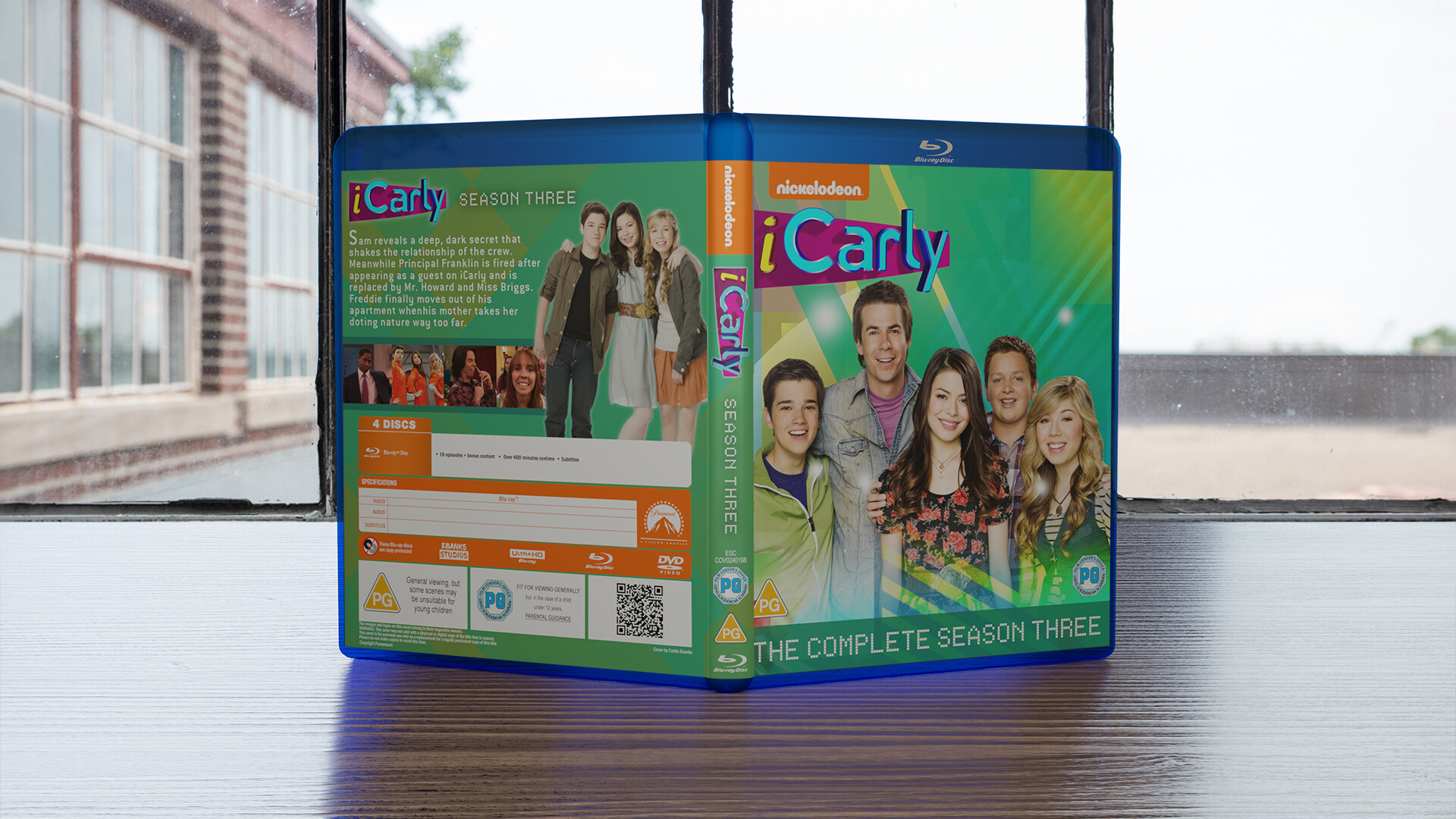 ArtStation - iCarly (2007) Season 3 - Custom Blu-ray Cover