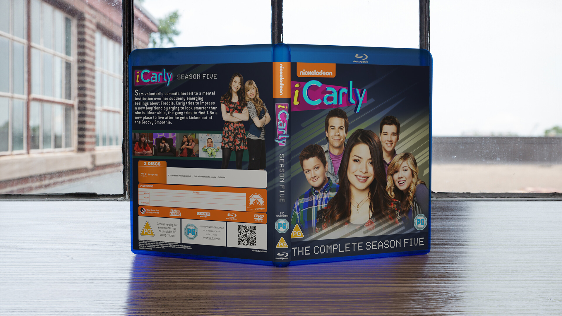 ArtStation - iCarly (2007) Season 5 - Custom Blu-ray Cover