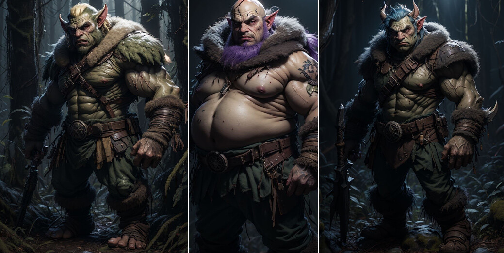 4K Anime Reference Art for Artists and Enthusiasts - 267 Ogre Warrior ...