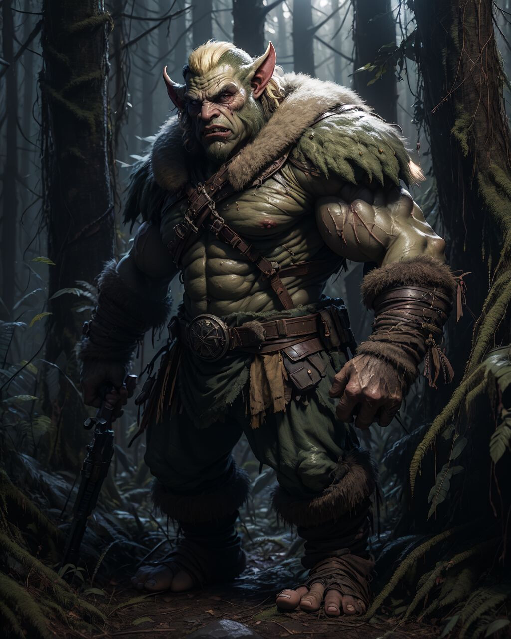 4K Anime Reference Art for Artists and Enthusiasts - 267 Ogre Warrior ...