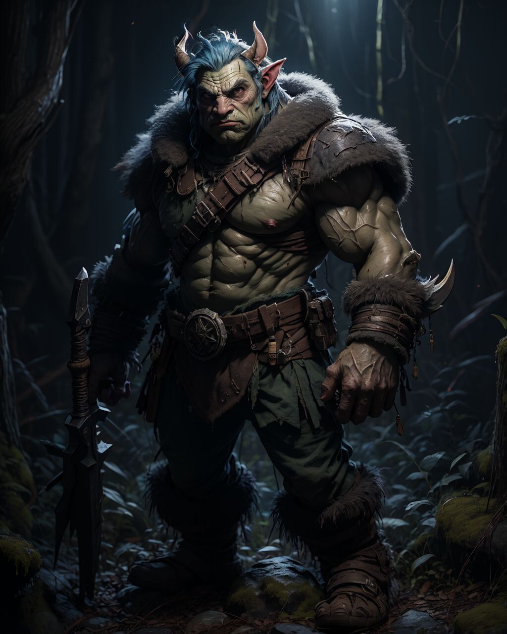 4K Anime Reference Art for Artists and Enthusiasts - 267 Ogre Warrior ...