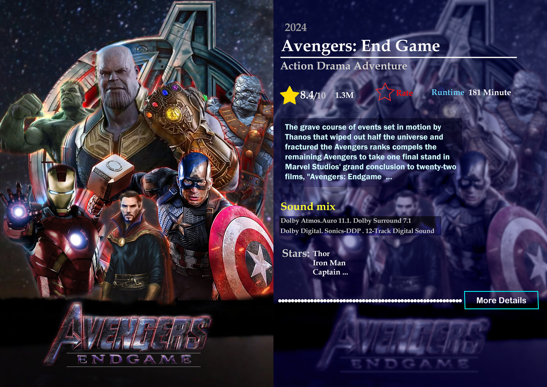 ArtStation - Movie Show Card Design