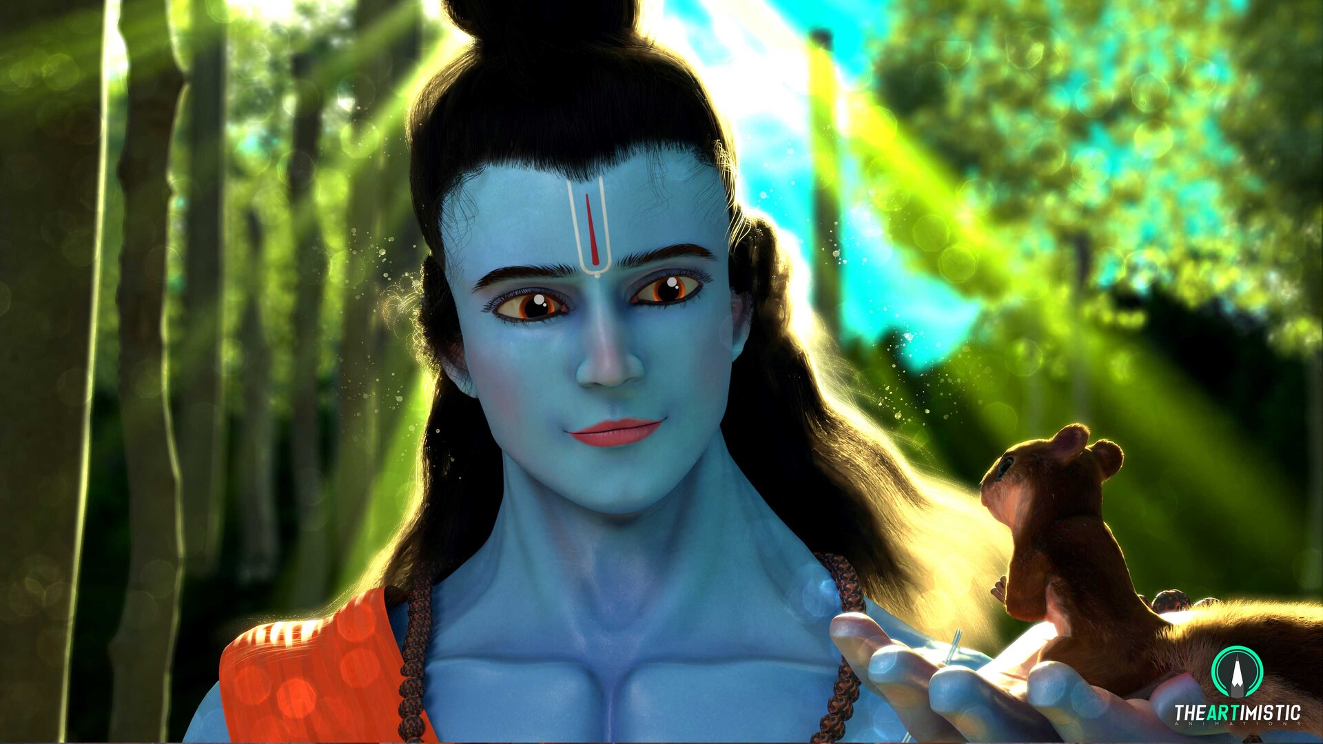 ArtStation - lord Ram 3d animation and 4k wallpaper