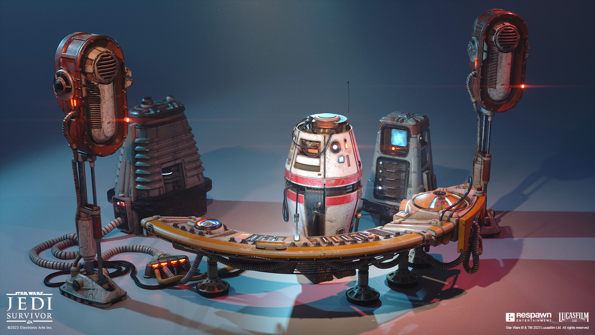 George Rushing - Cantina DJ Stage and Interior