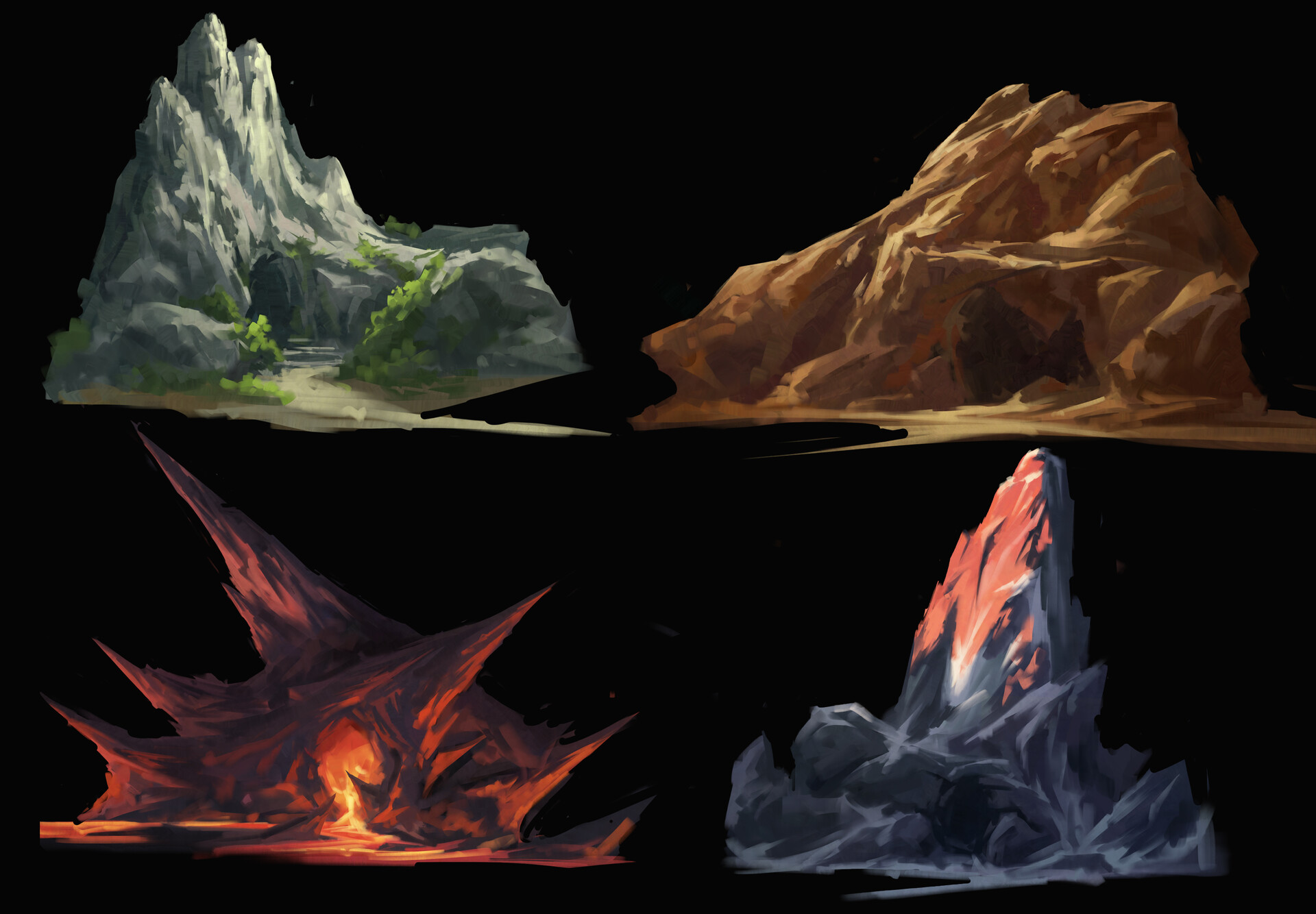 ArtStation - cave or stone