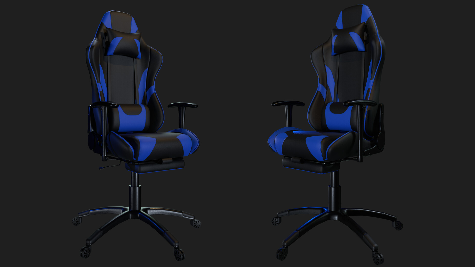 ArtStation - Gaming Chair Blue