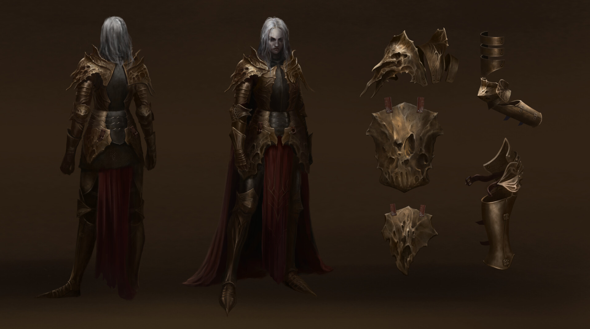 ArtStation - Armor design for a dark fantasy game