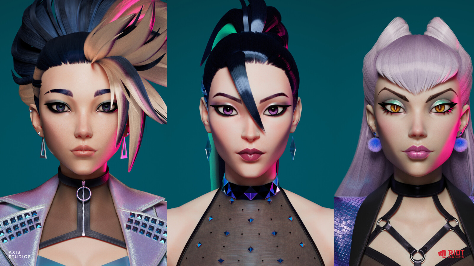 Axis Studios - K/DA: MORE- Characters to Final Stills/Breakdown