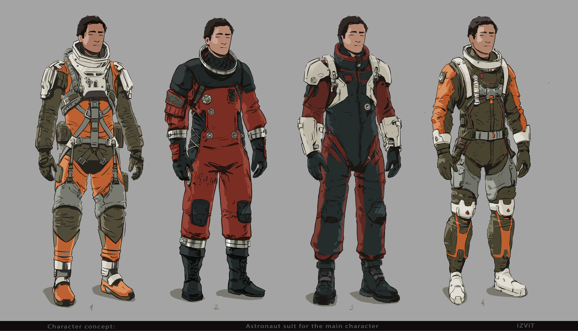 Astronaut Character Art