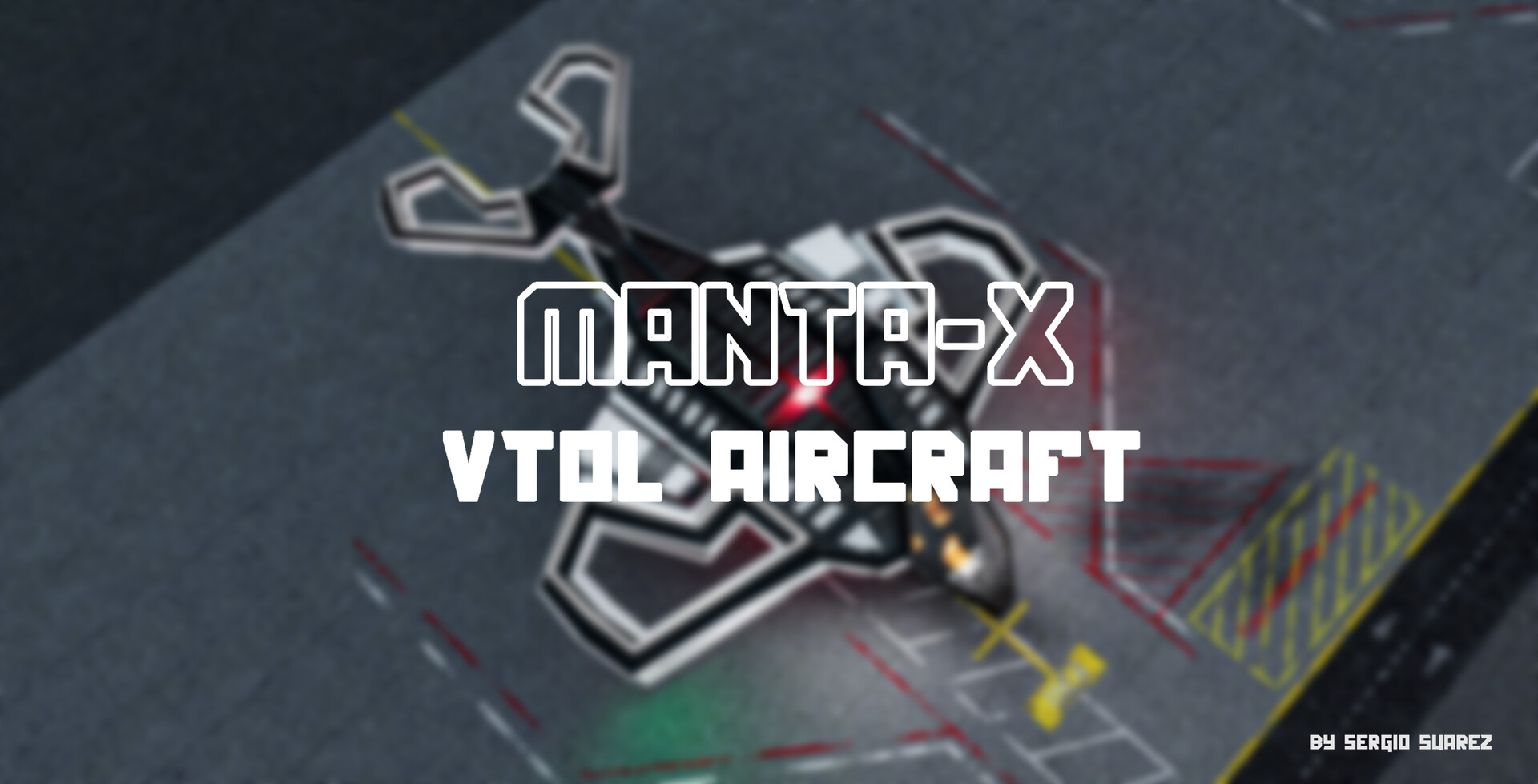 ArtStation - MANTA-X SCI-FI VTOL AIRCRAFT