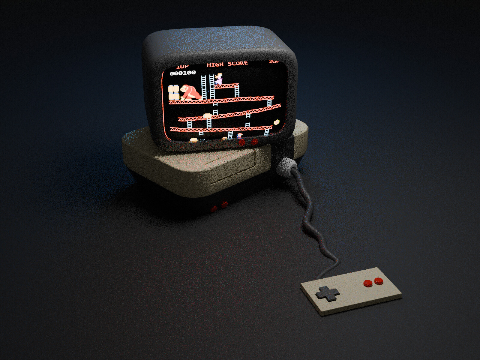 ArtStation - Game console