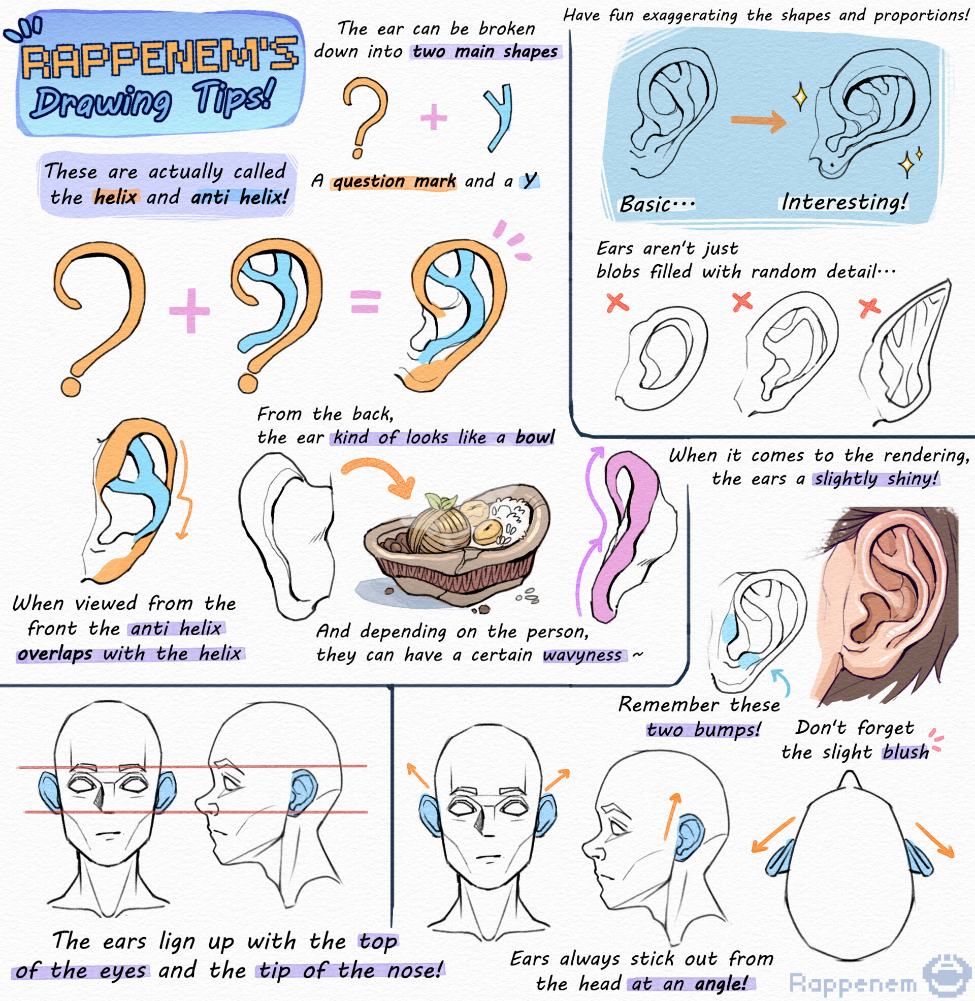 ArtStation - Ear Tutorial