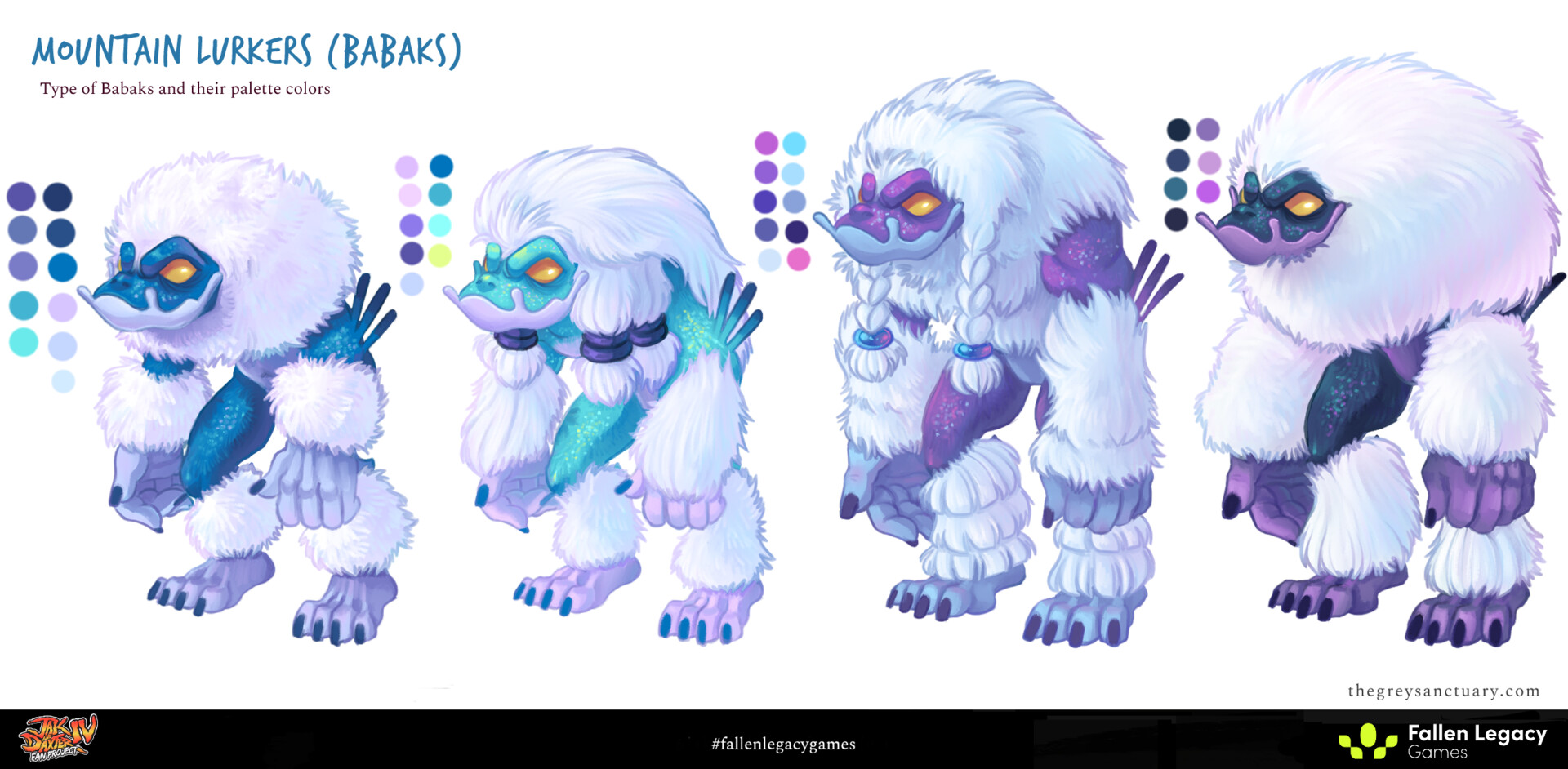 Jessa Otero - Jak and Daxter 4: Lurkers Palette Colors