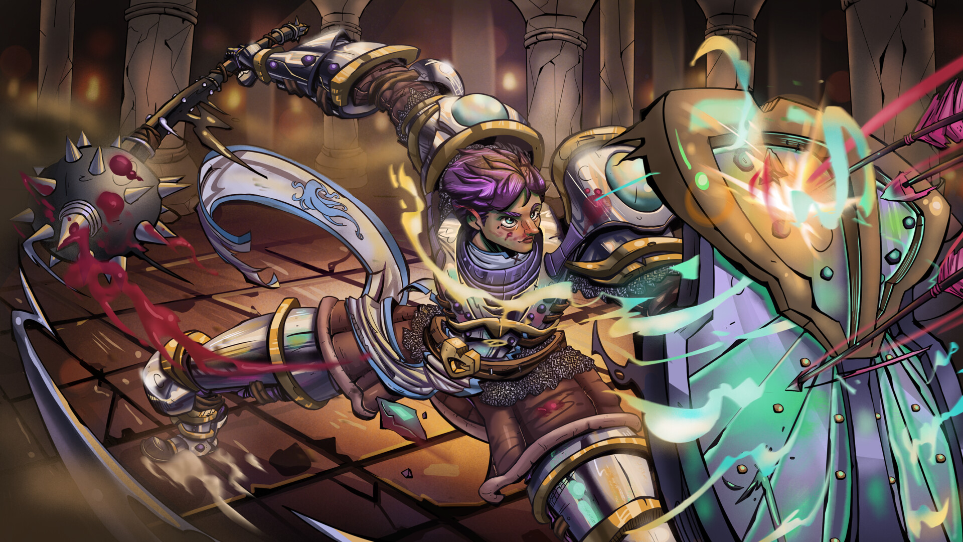 ArtStation - War Cleric - Splash Art/Character Design