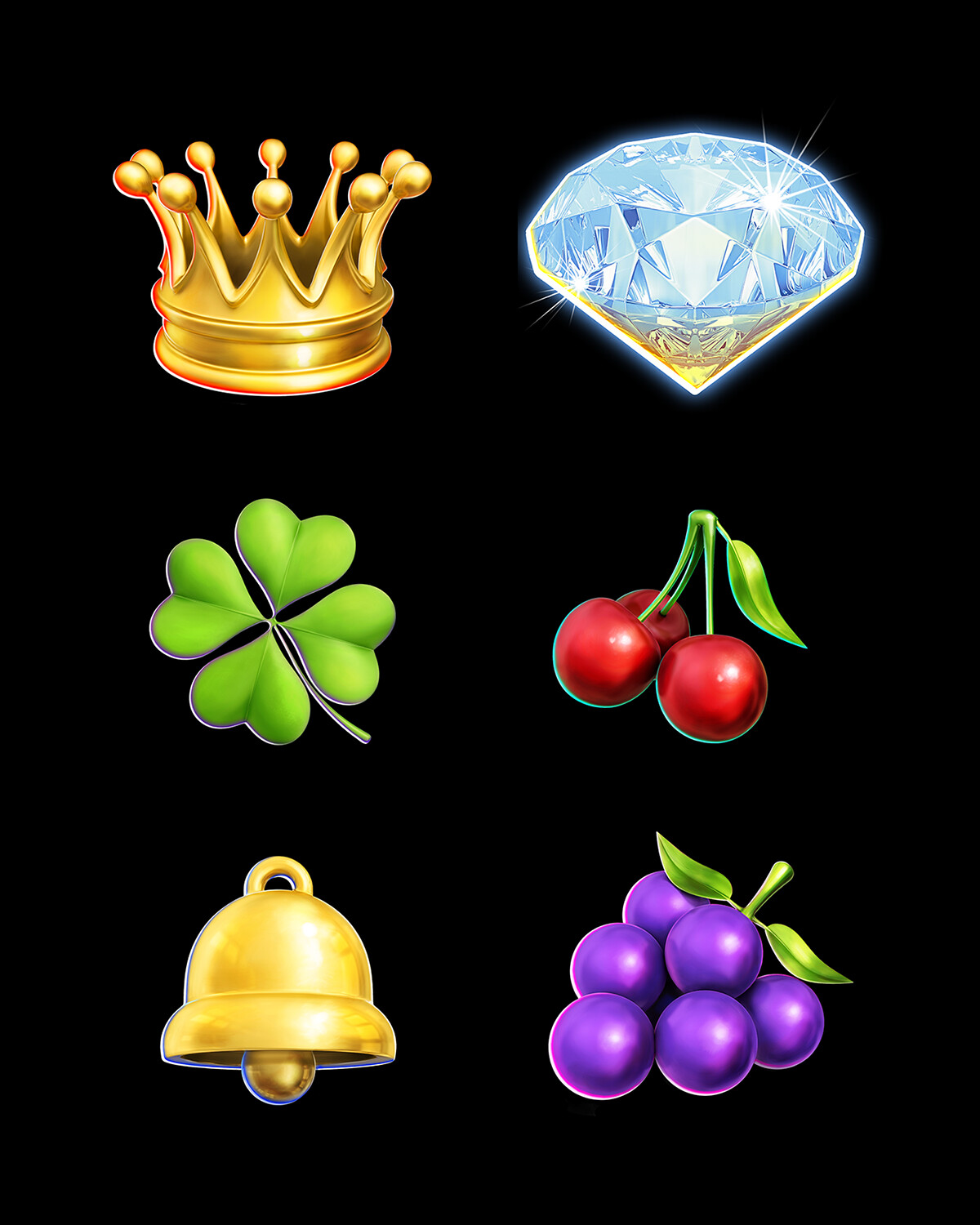ArtStation - Slots casino game classic icons