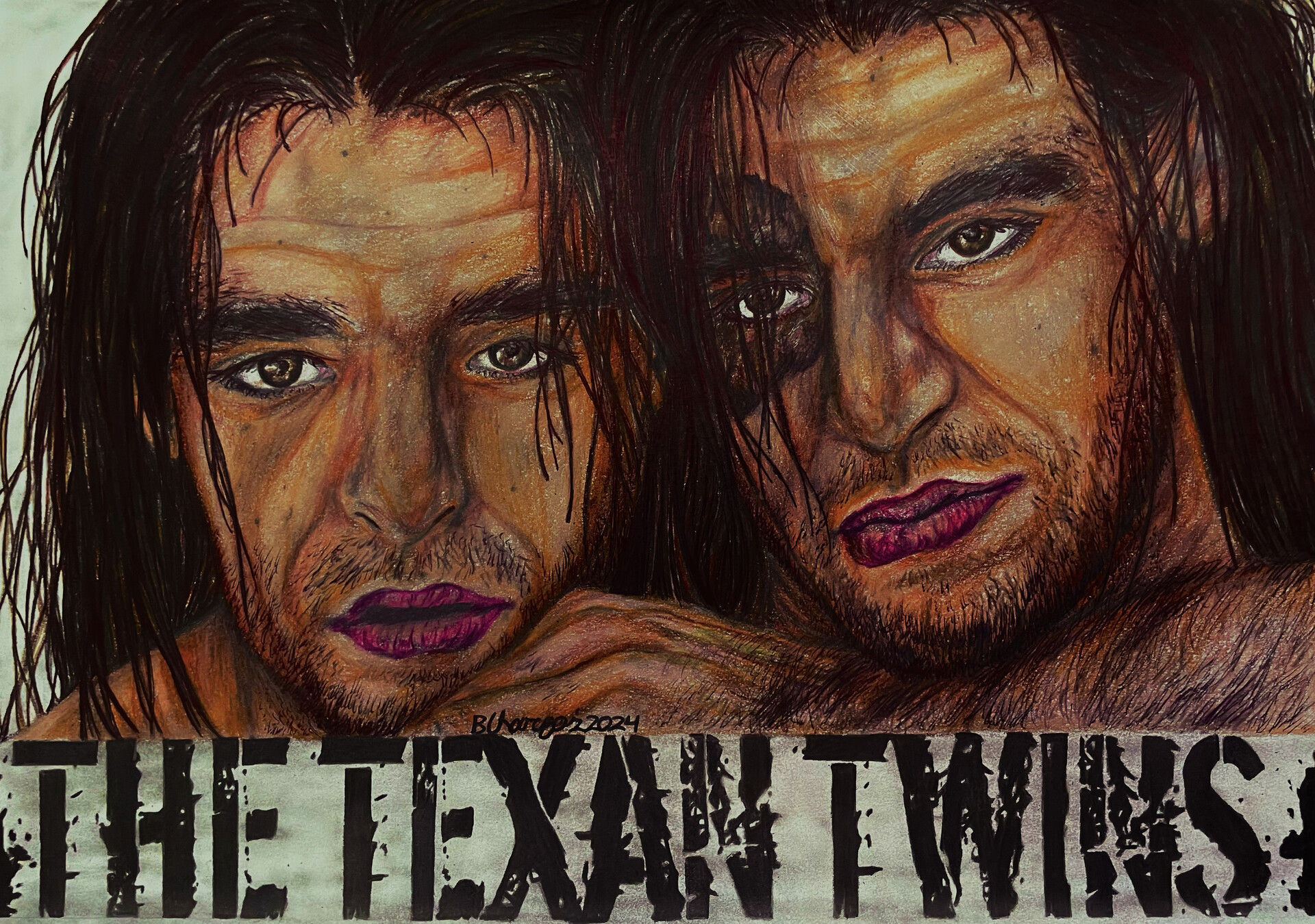 ArtStation - (My Cover Art) “The Texan Twins” by Joshua Hartzler