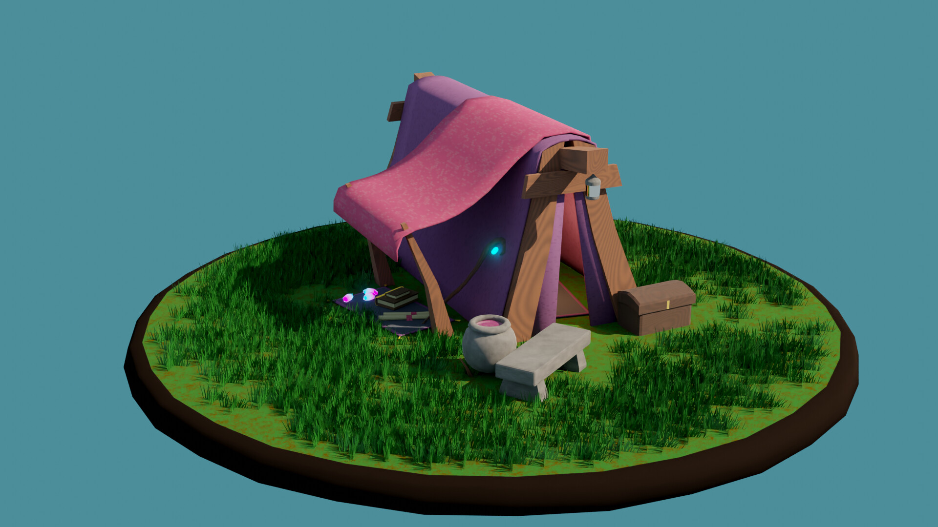 ArtStation - Low Poly - Magic Shop