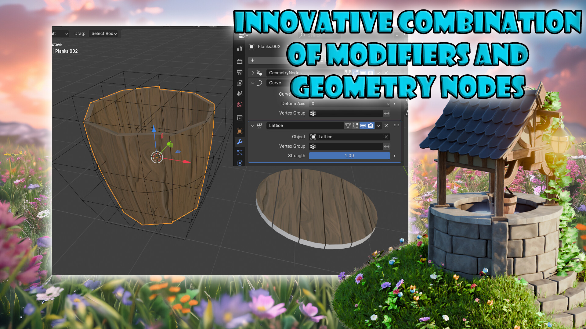 3D Tudor - Stylized Environments with Blender 4 Geometry Nodes