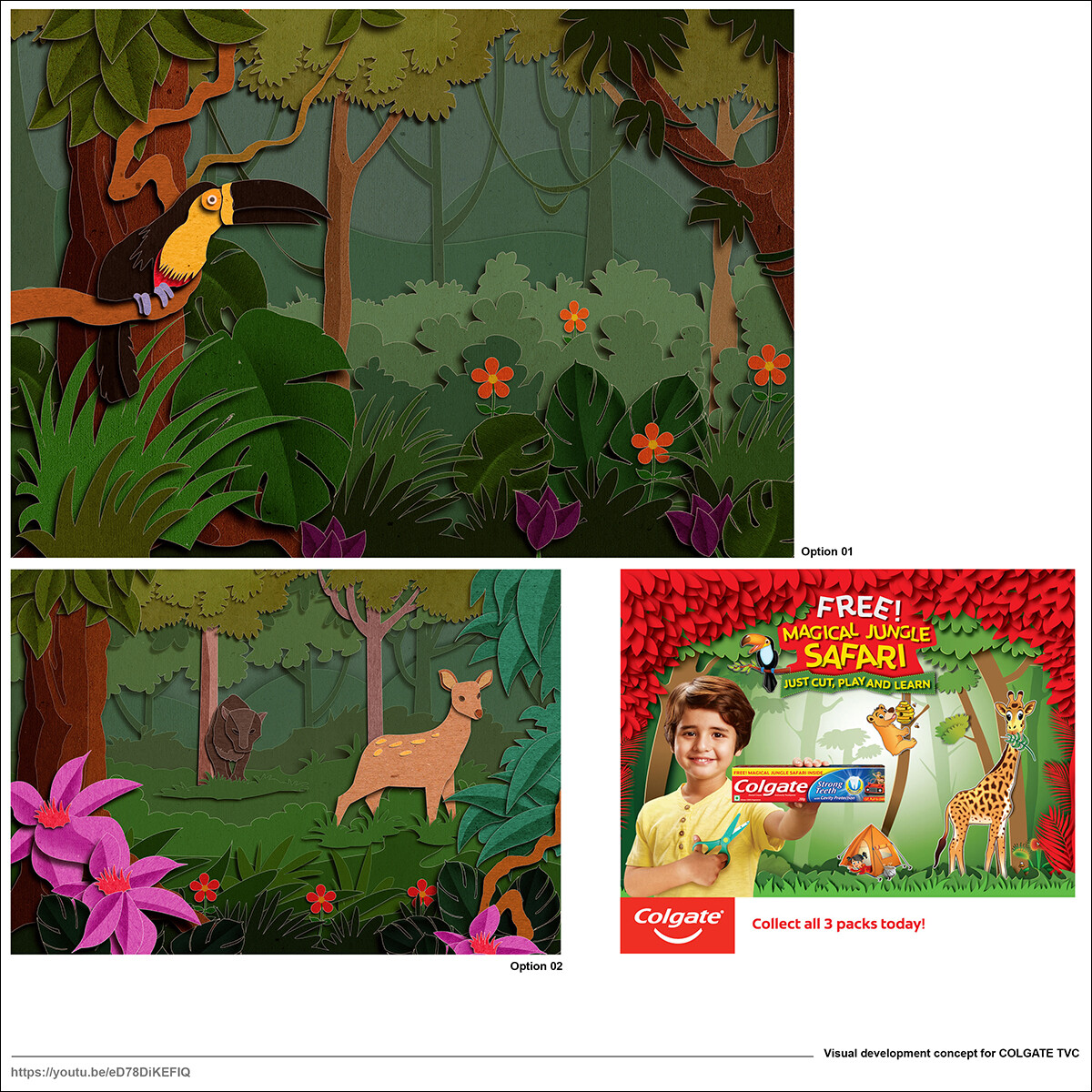 ArtStation - Graphic Design - COLGATE - Concept Art - Visual Development