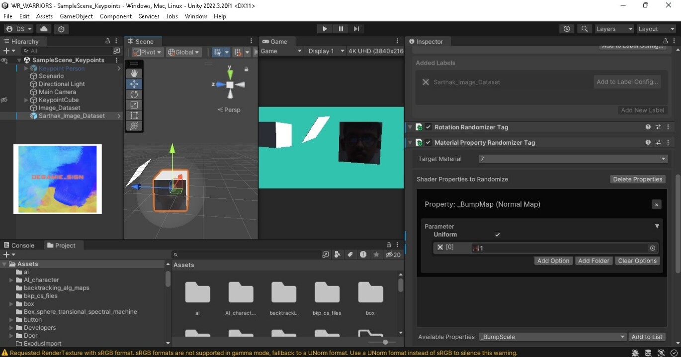 ArtStation - Wr_Warriors_AI face Recognition in Unity