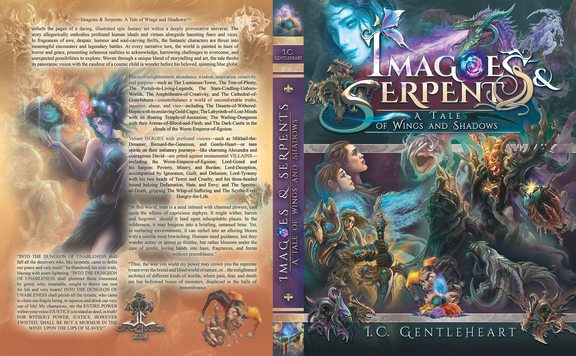 ArtStation - IMAGOES & SERPENTS - Book Samples