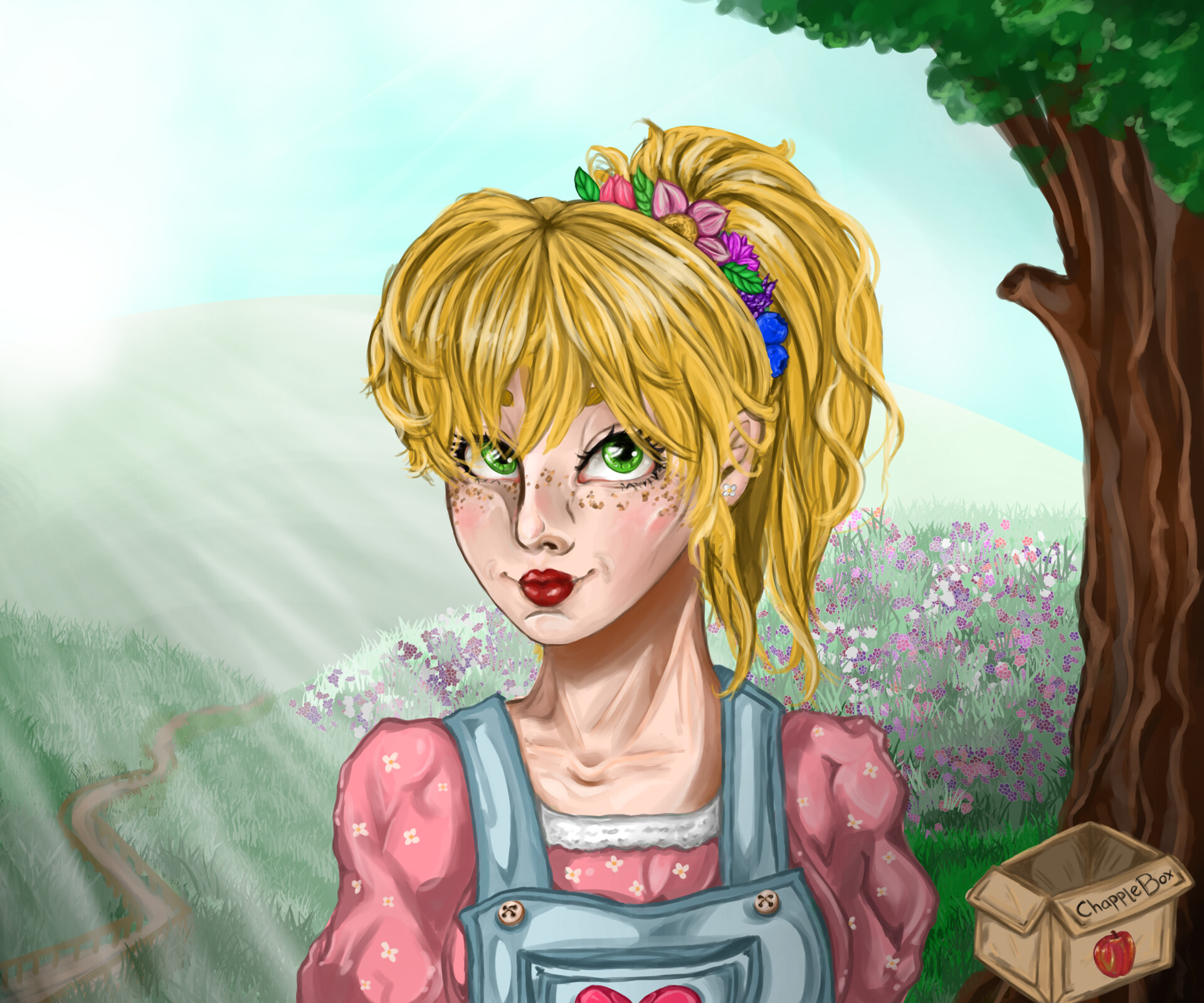 ArtStation - Girl in nature