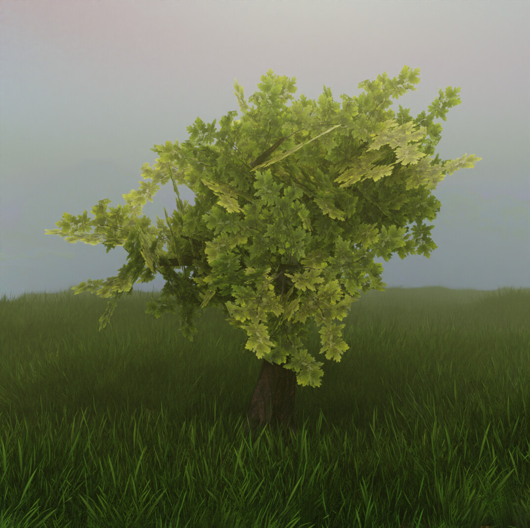 ArtStation - Low Poly Tree