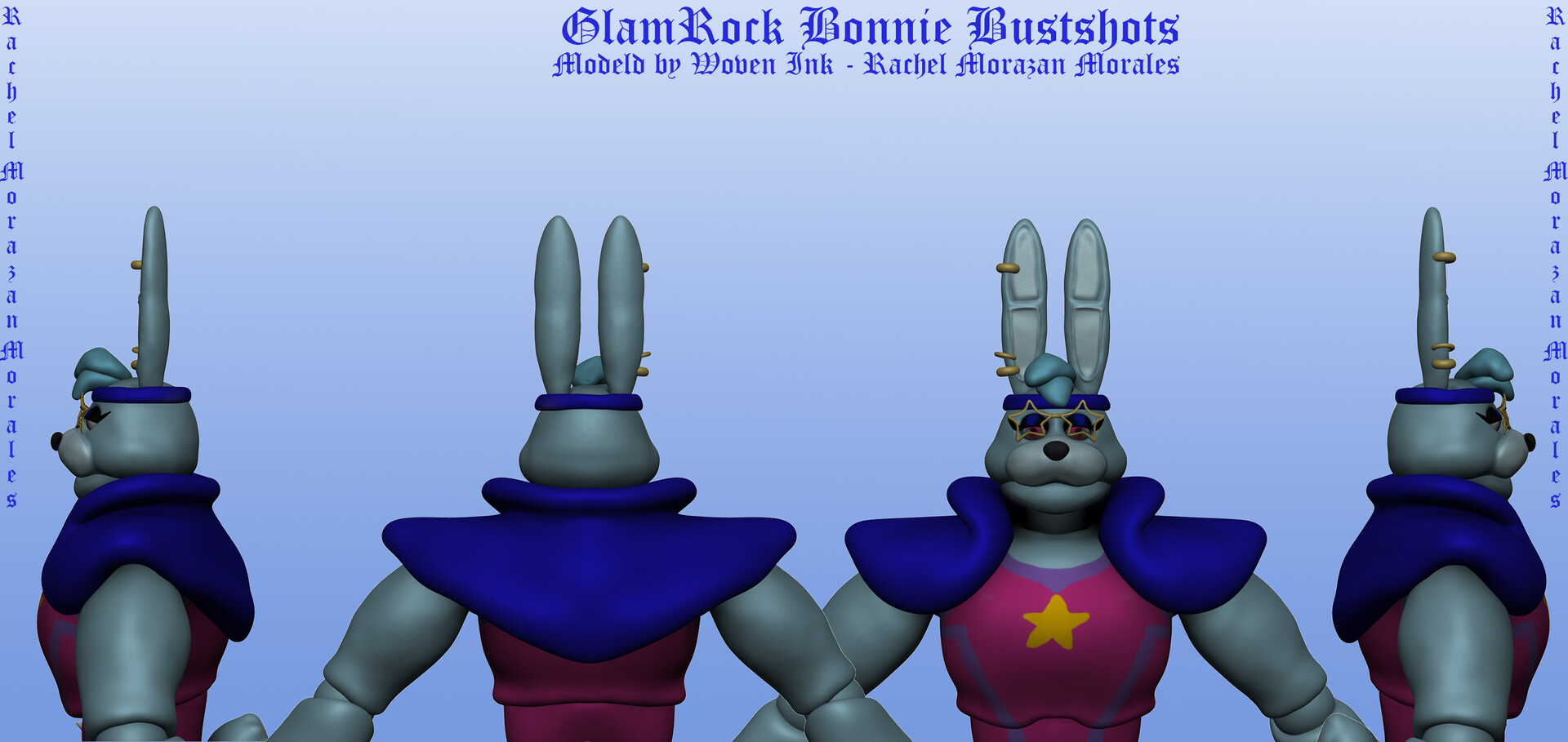 ArtStation - GlamRock Bonnie - FNAF SB FANART