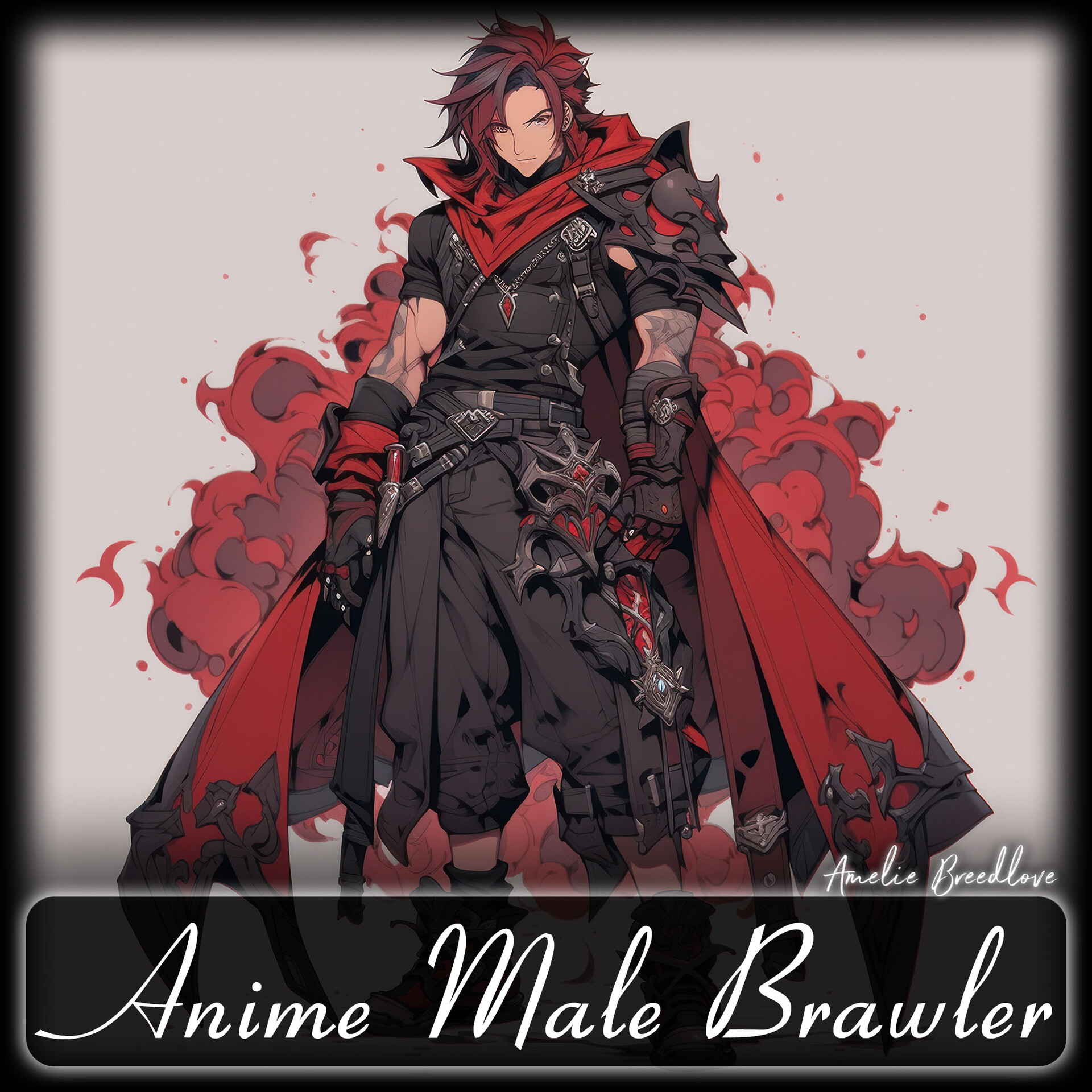 ArtStation - 200 Anime Male Brawler (Full Body) Reference Pack | 4K | v.176