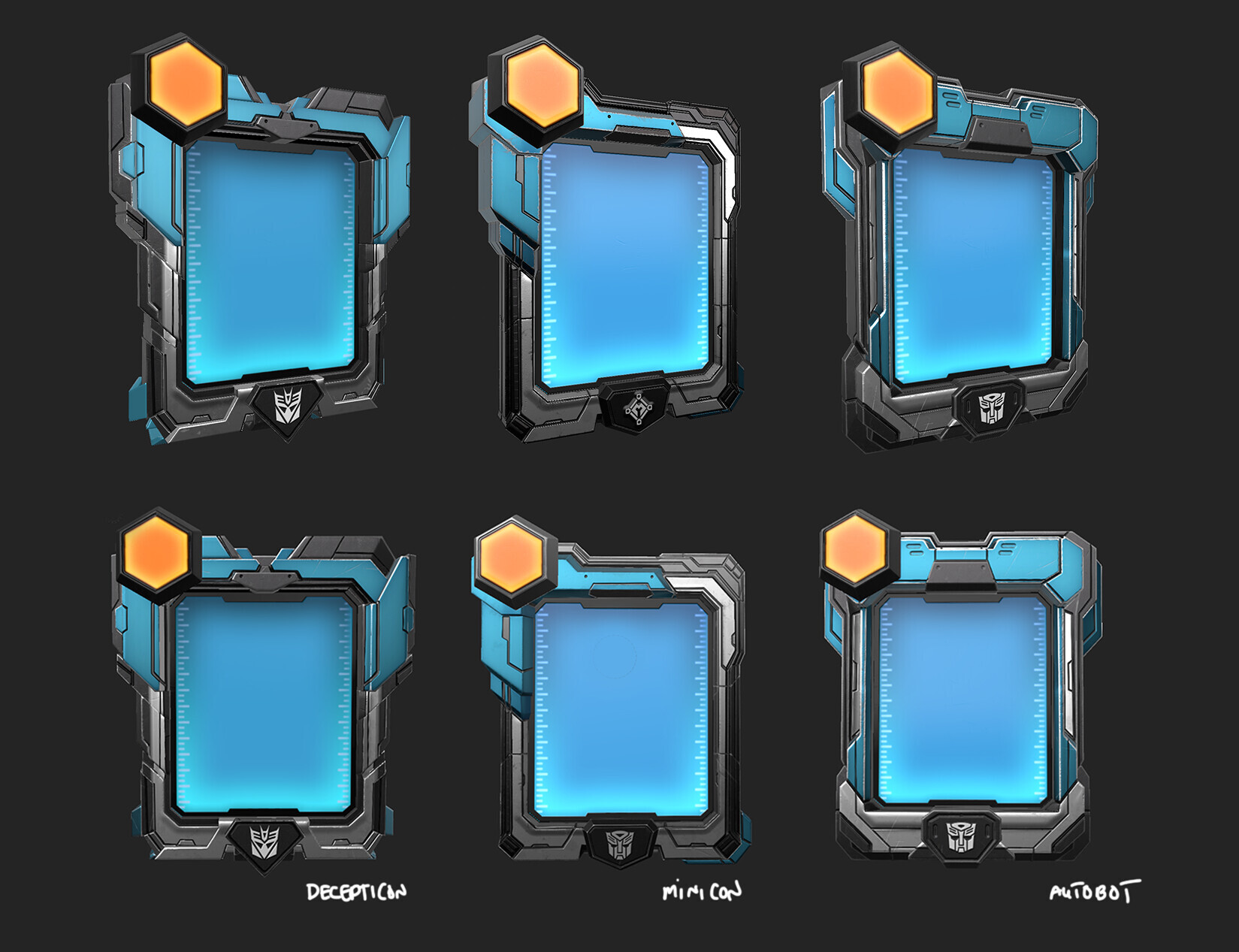 ArtStation - [Transformers] - Card Iteration