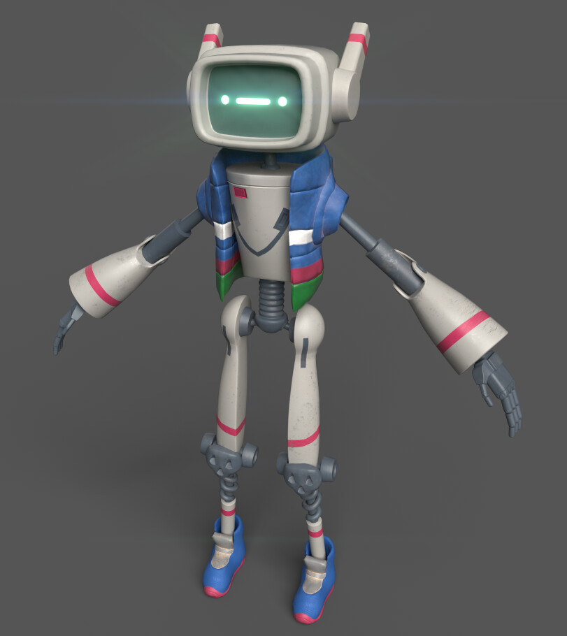 ArtStation - N0rbit 3D Model (Original concept by Kait Baird)