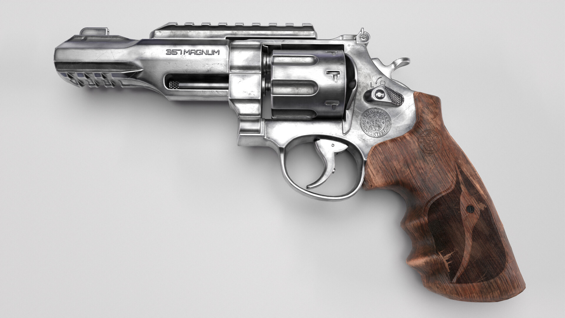 ArtStation - Revolver Magnum 357
