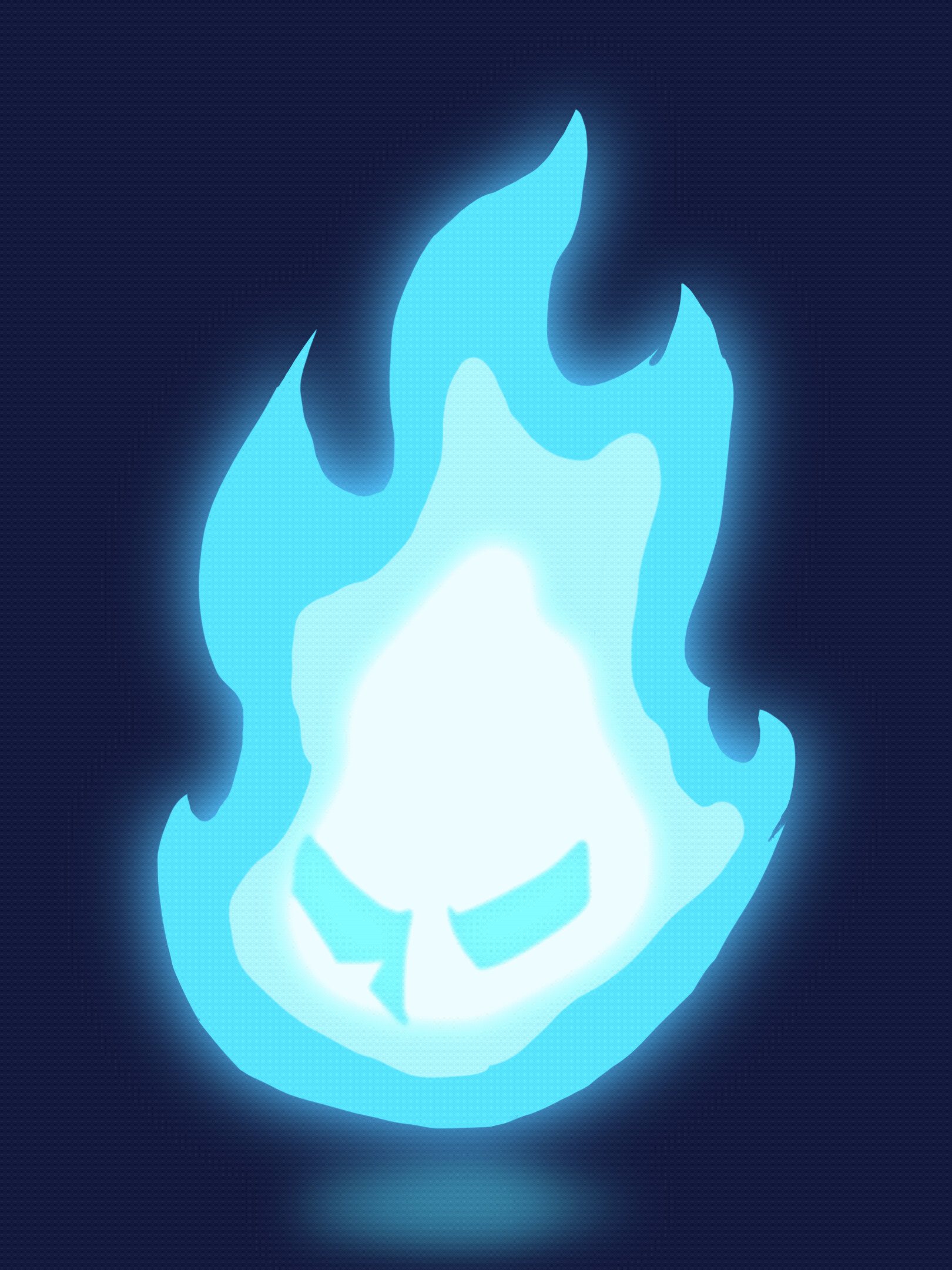 ArtStation - Blue Flame Animation